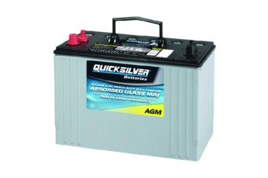 Quicksilver QS8A31DTM AGM Marine Deep Cycle Battery, Group 31 - Three ...