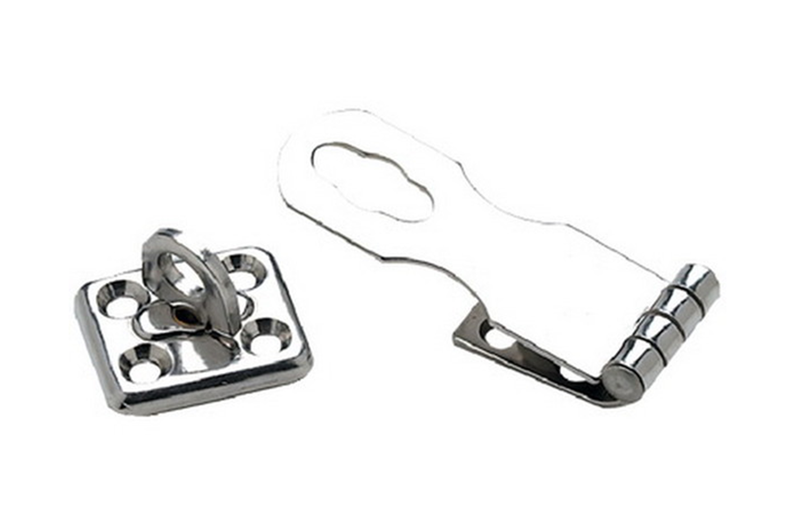 Swivel Eye Safety Hasp - Stainless Steel - Three Belles Marine Parts